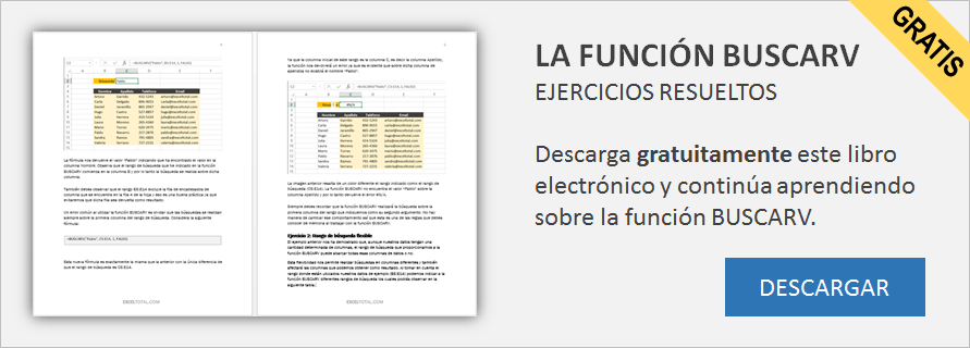 La función BUSCARV en Excel - Excel Total